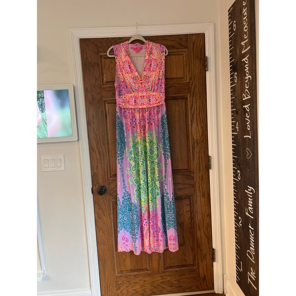 Lilly Pulitzer | Dresses | Lilly Pulitzer Pearce Maxi Dress Multi ...